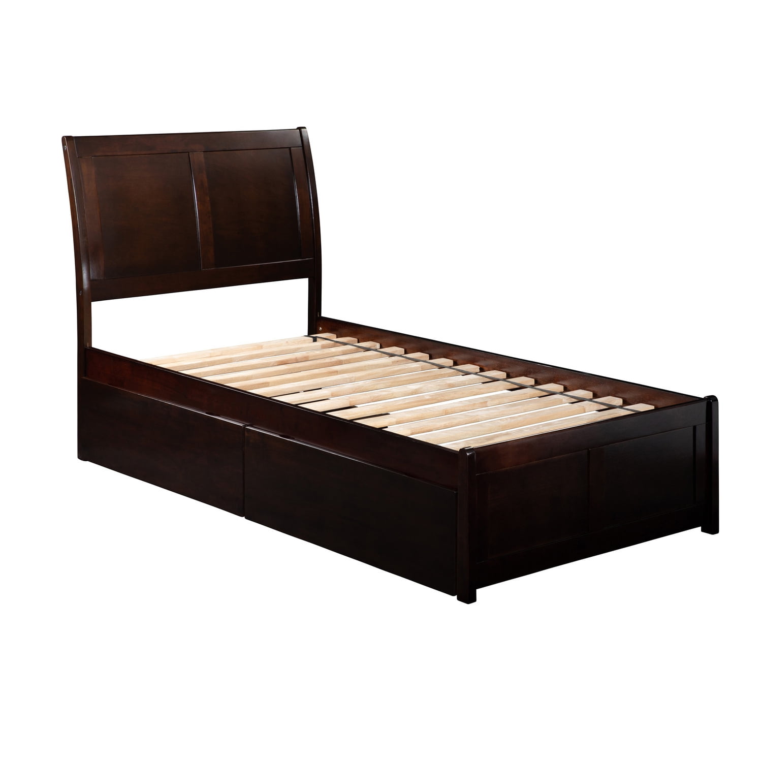 Maykoosh Naturally Nice Platform Bed with Matching Footboard and Ample ...