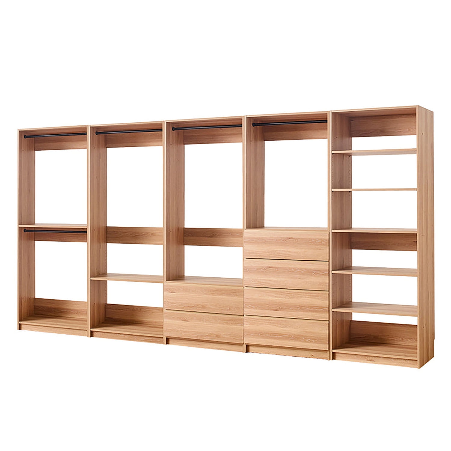 Maykoosh Closet System Customizible, Walk-In Wardrobe Organizer, Closet ...