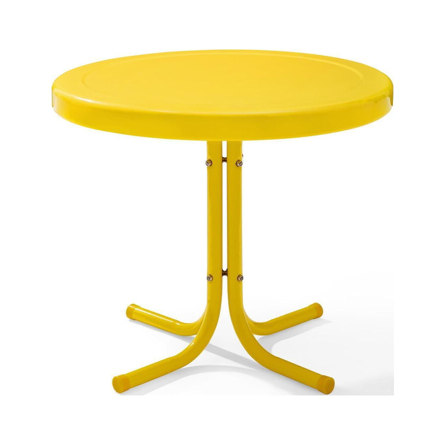 Outdoor Metal Side Table - Patio End Table, Durable & Stylish - 22 inch ...