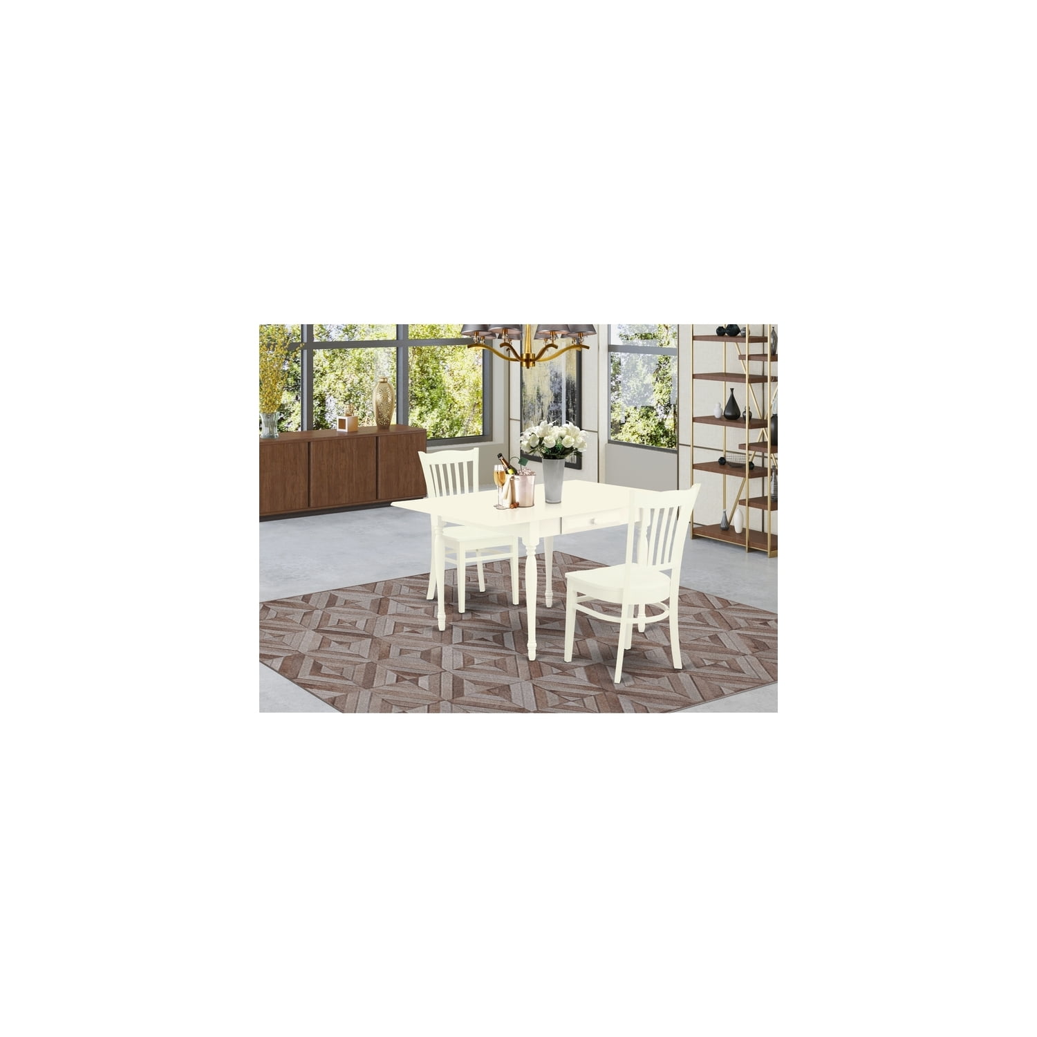 Maykoosh Renaissance Rhapsody 3 Pc Kitchen Table Set - Robust Two 9 ...