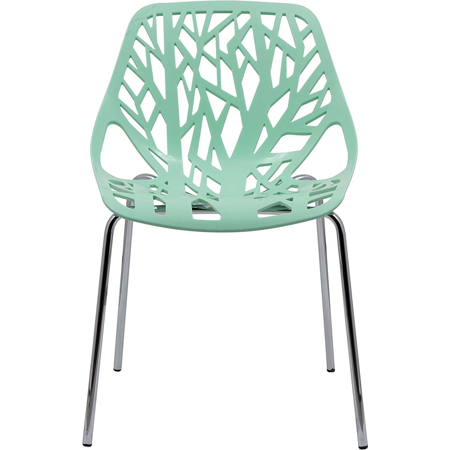 Maykoosh Renaissance Rhapsody Modern Dining Chair With Chromed Legs ...