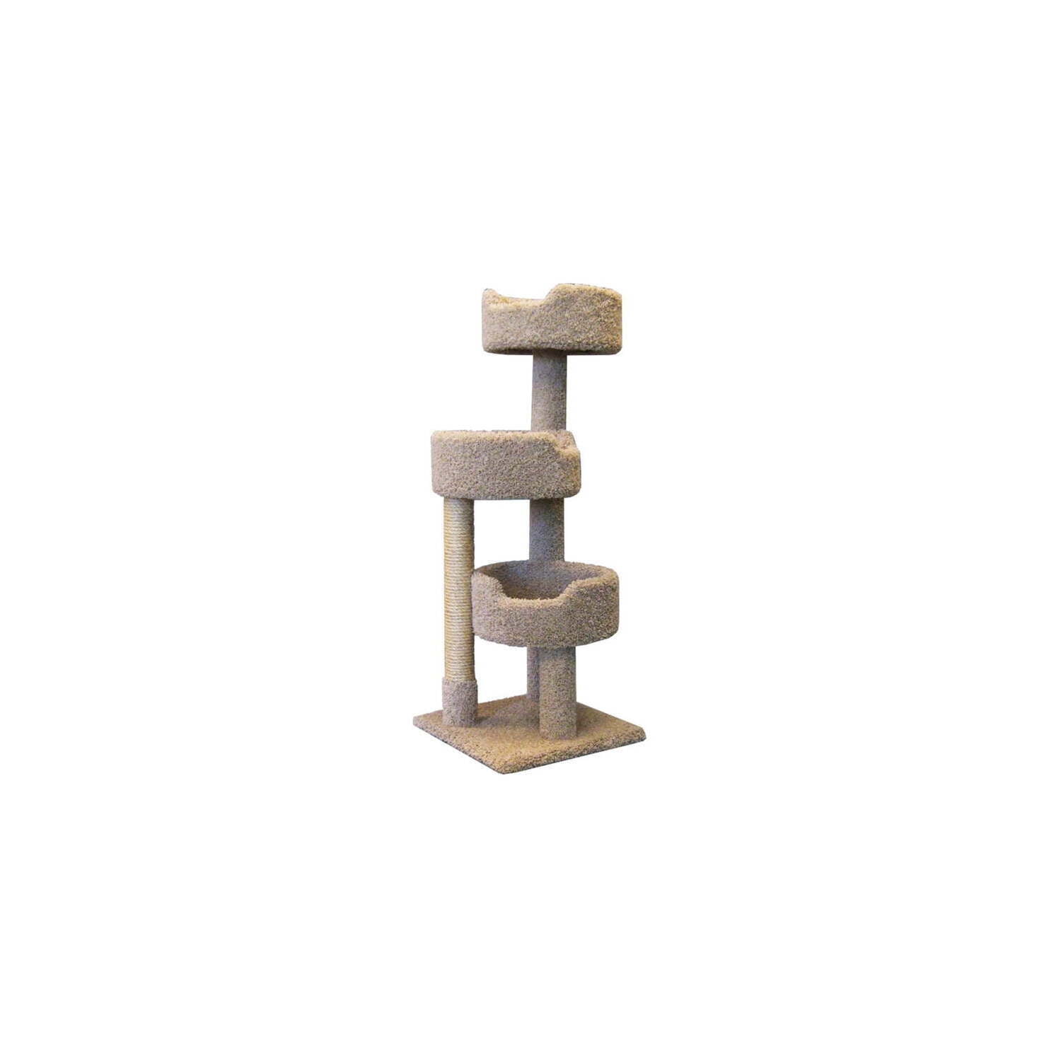 Maykoosh Artisanal Abode Sturdy Tower With Beds - 30"L x 29"W x 54"H ...