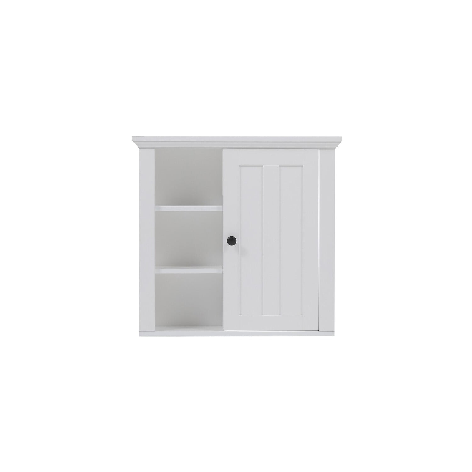 Maykoosh Rustic Retreat White Mdf Wood Bathroom Wall Storage Cabinet ...