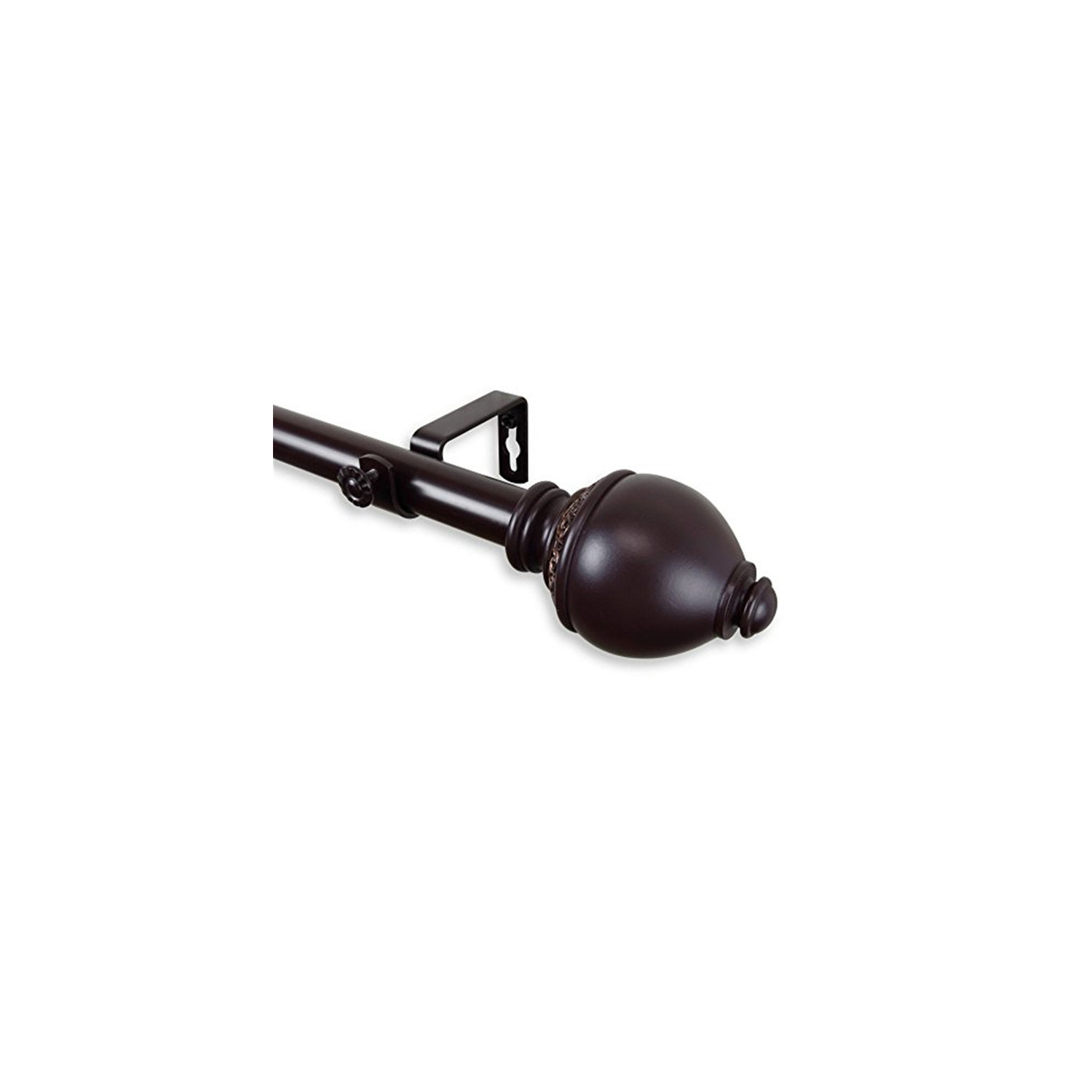 Maykoosh Rustic Romance Home Decorative Window Curtain Rod, Tension ...