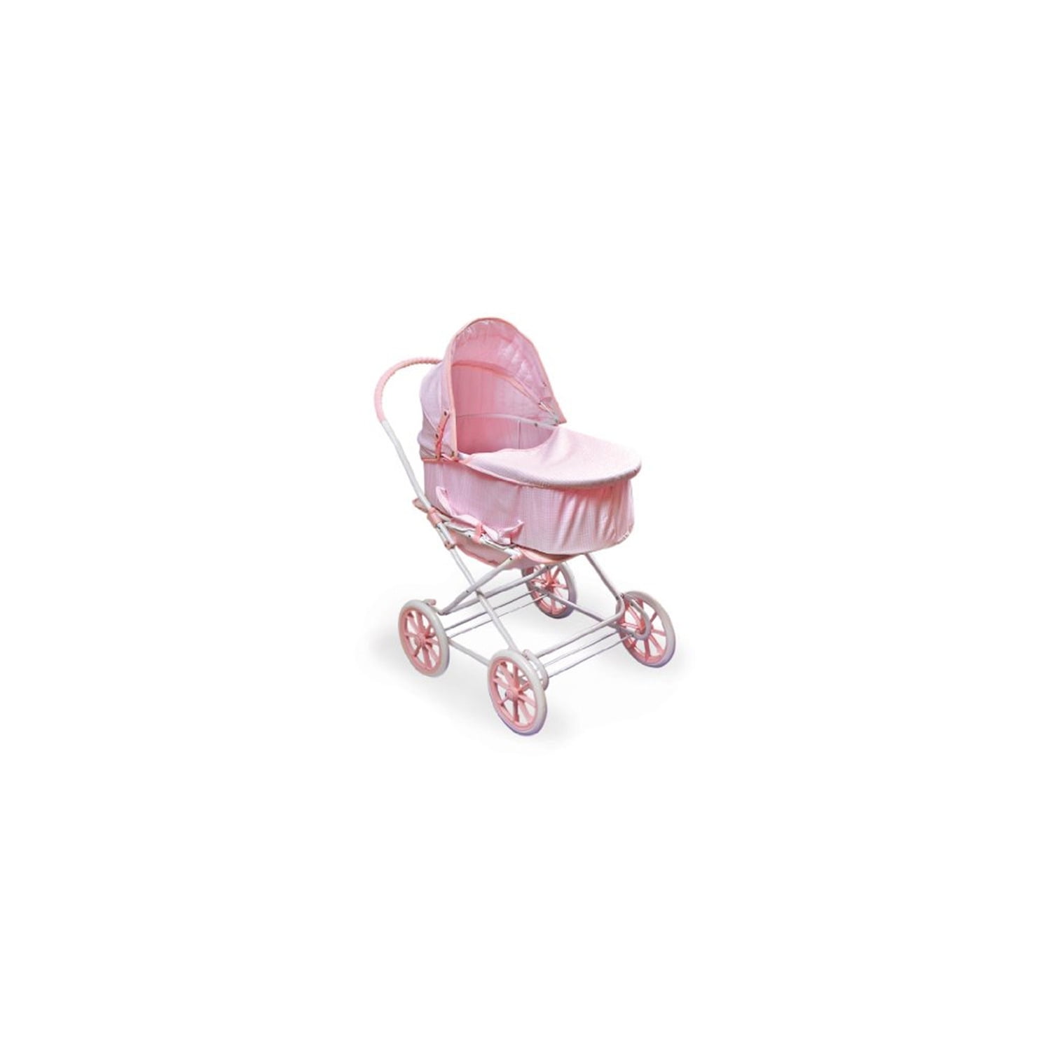 Maykoosh Seaside Serenity Pram Pink and Gingham, Stylish Folding Three ...