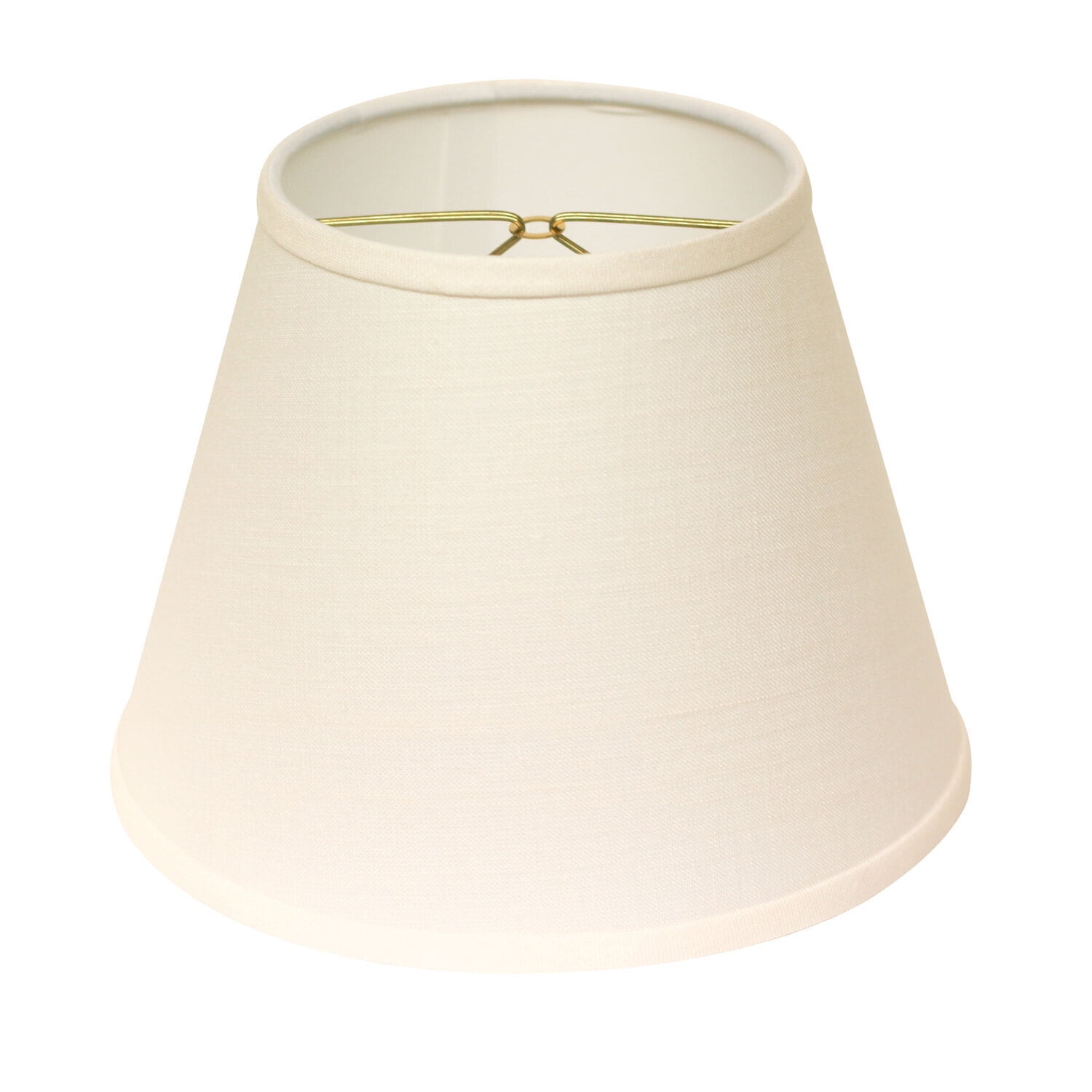 Empire Lampshade Slant Hardback White - Modern Lamp Shade for Table ...