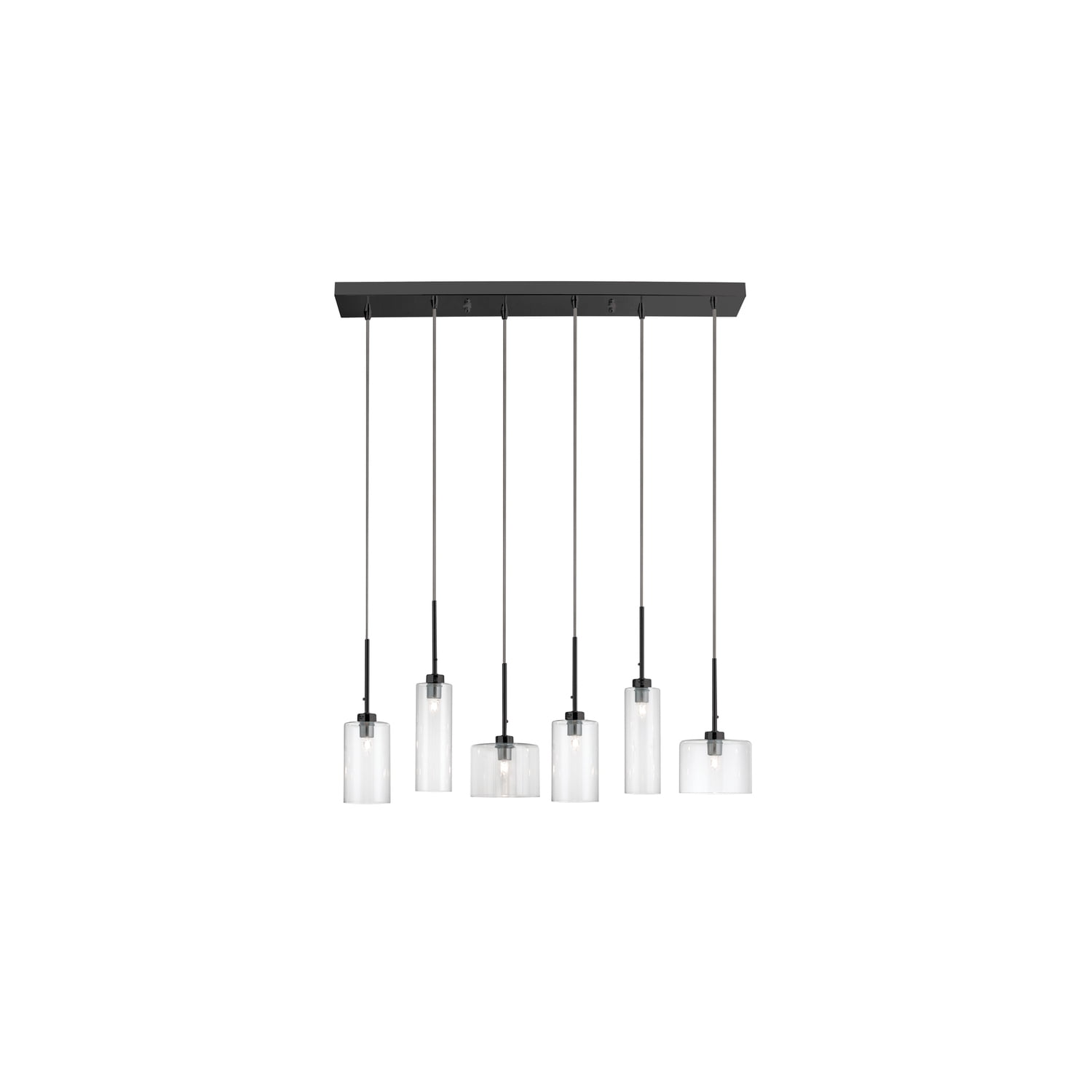 Maykoosh Timeless Tradition Halogen Horizontal Pendant, Matte Black ...