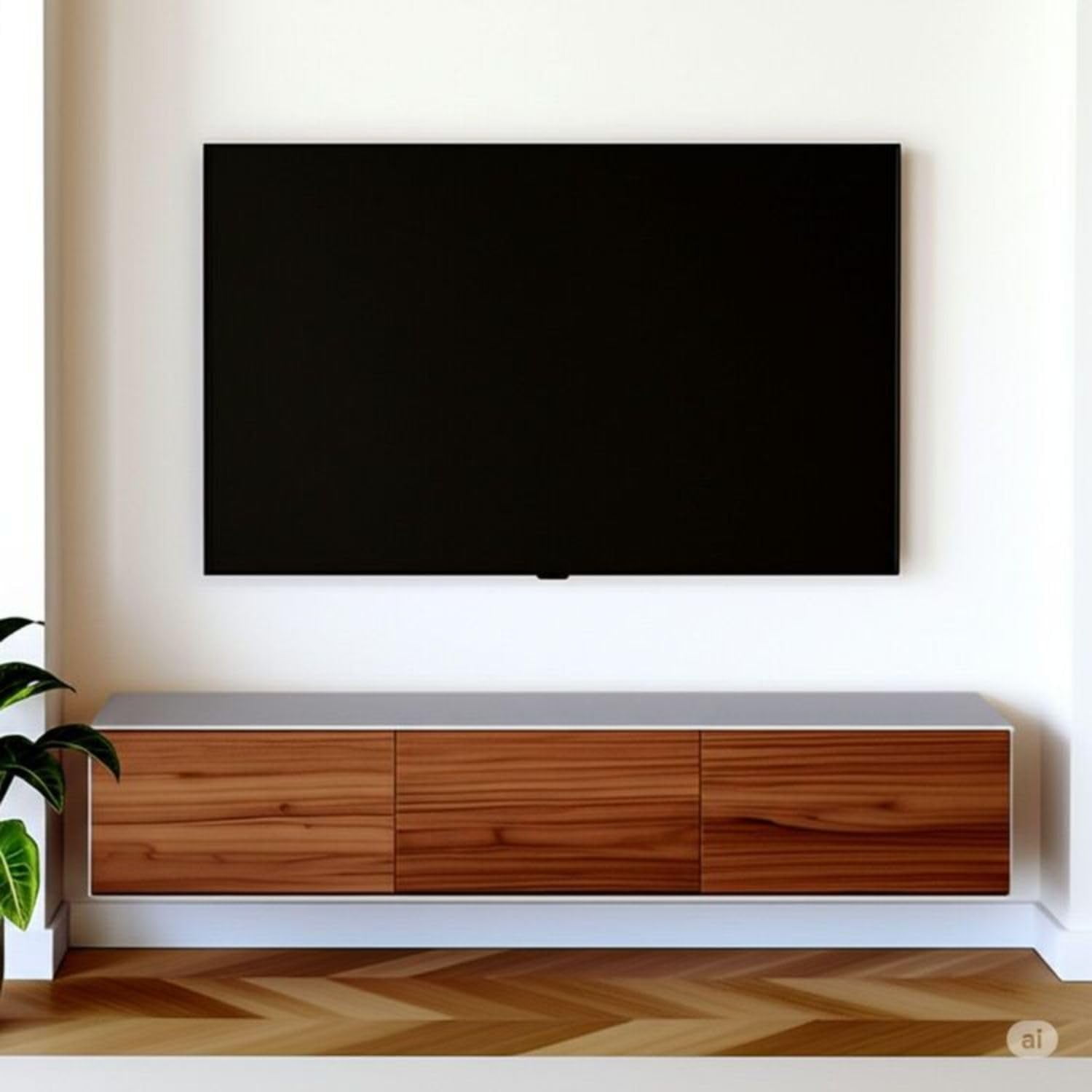 Maykoosh Urban Oasis 65 Inches Luxurious and Durable Floating TV Stand ...