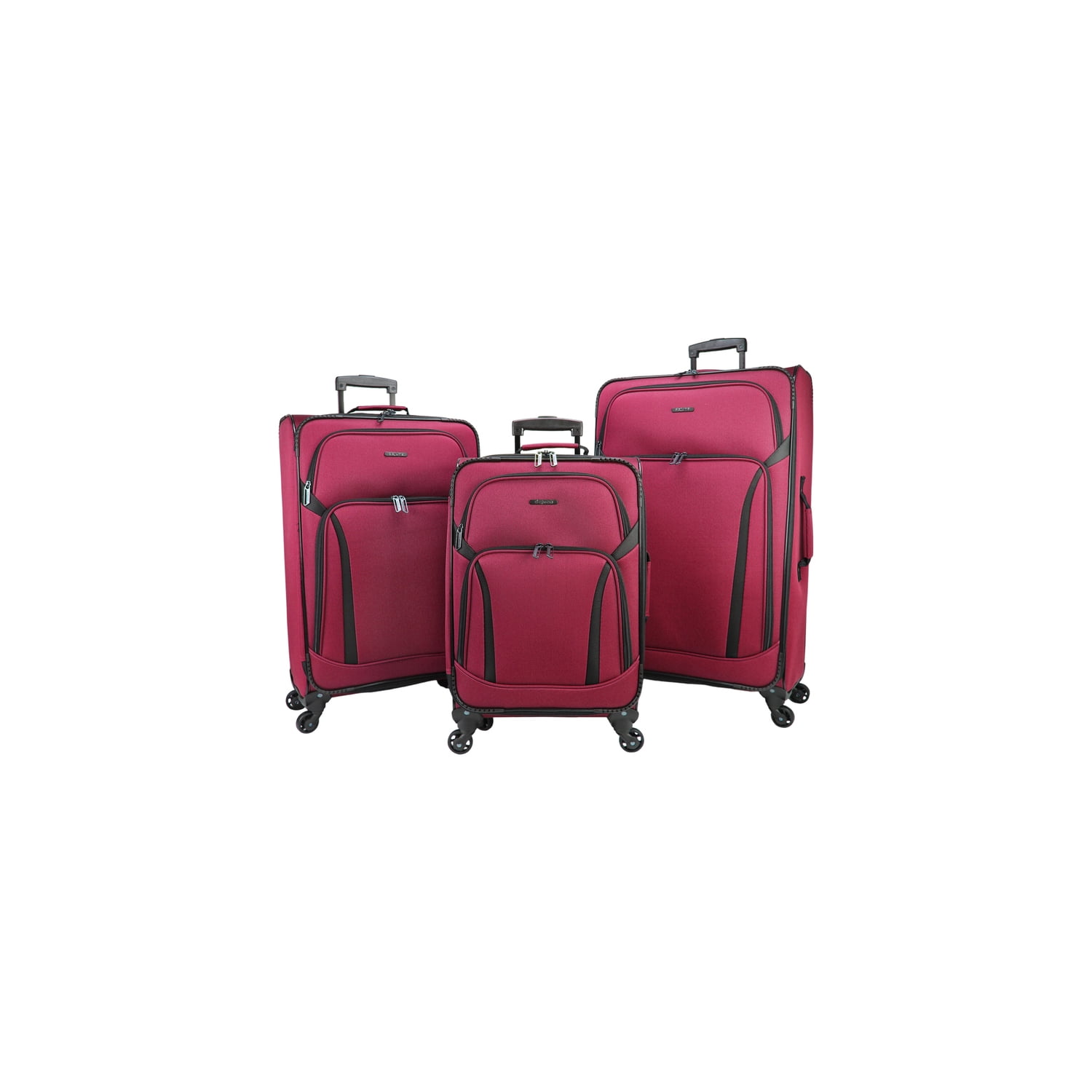 Maykoosh Vintage Visions 3-Piece Lightweight Expandable Spinner Luggage ...