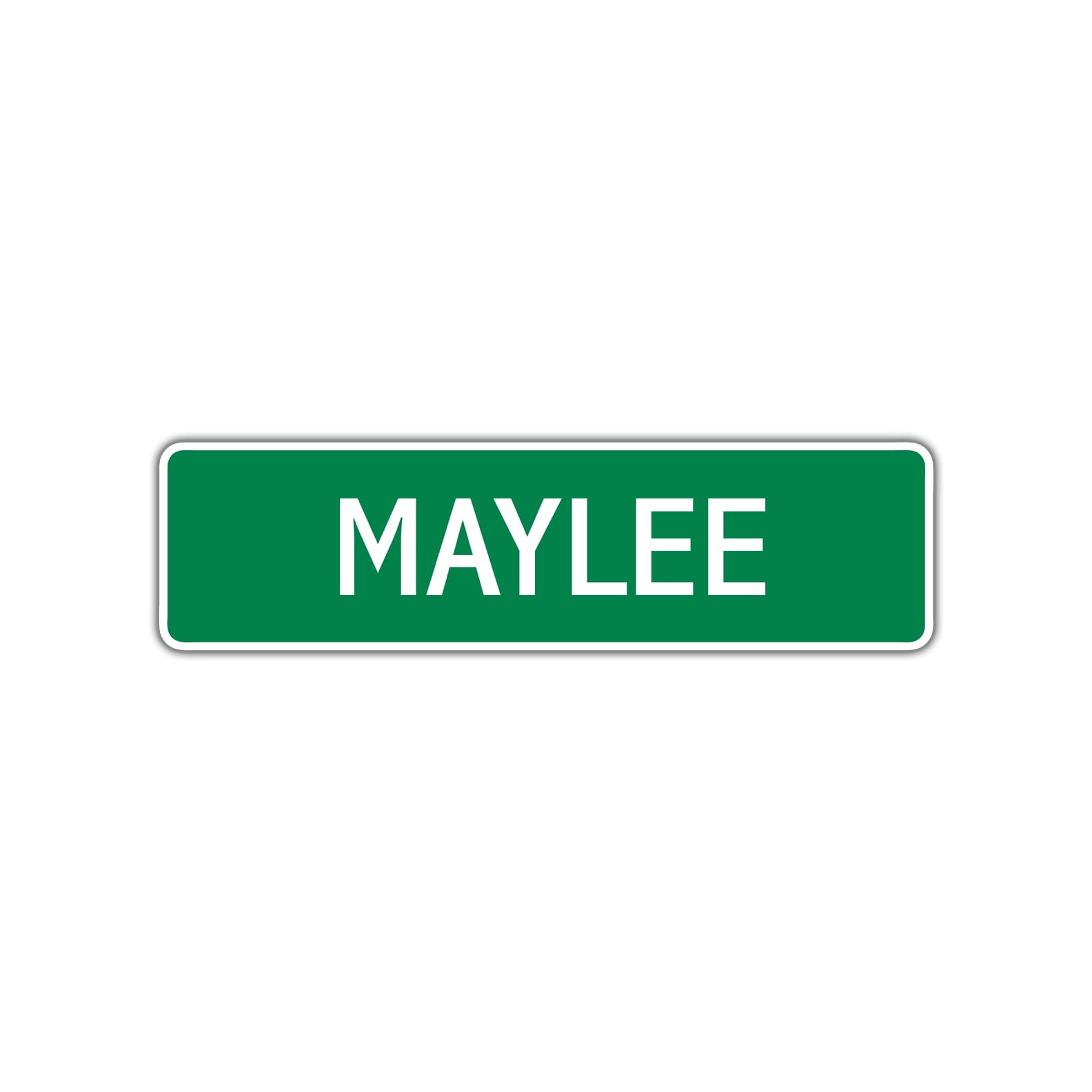 Maylee Girls Name Letter Printed Label Novelty Childrens Bedroom Indoor ...