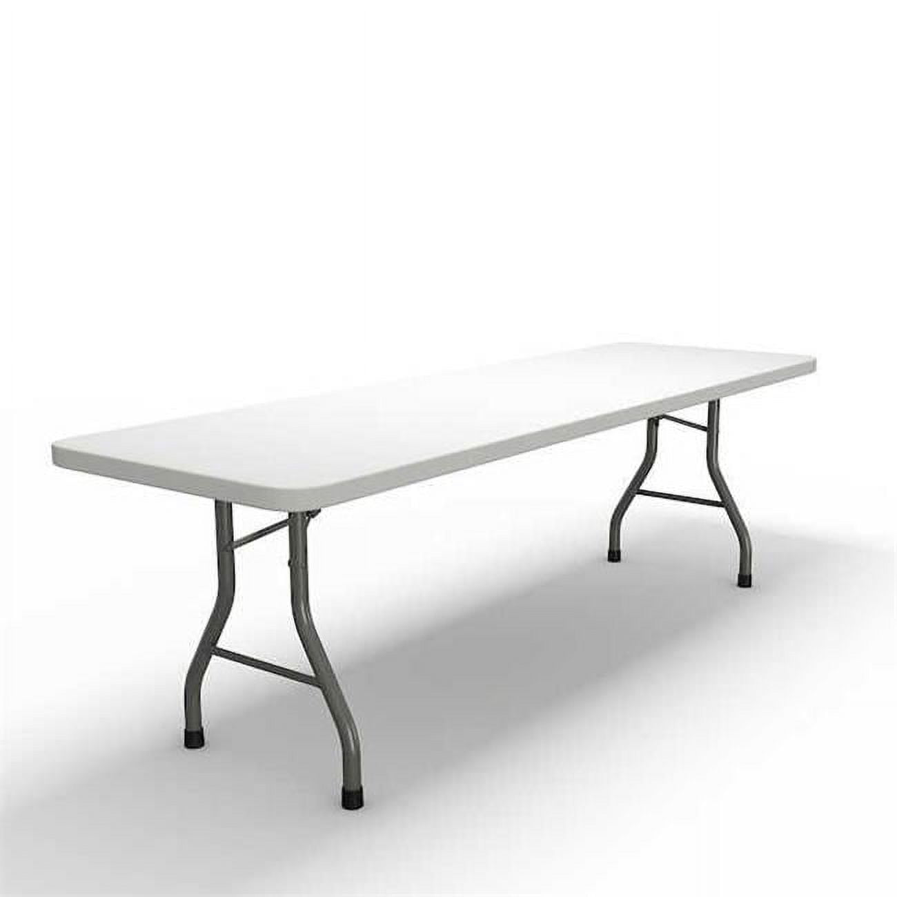Mayline 30 x 96 in. Event Series Rectangular Folding Table - Dark Gray ...