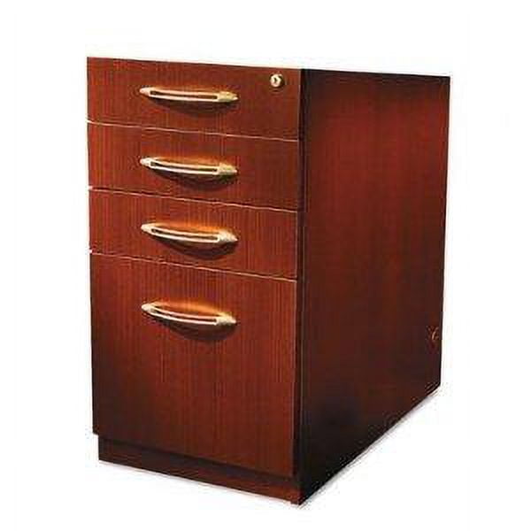 Mayline APBBF26LMA Aberdeen Series Pencil-Box-Box-File Desk Pedestal ...