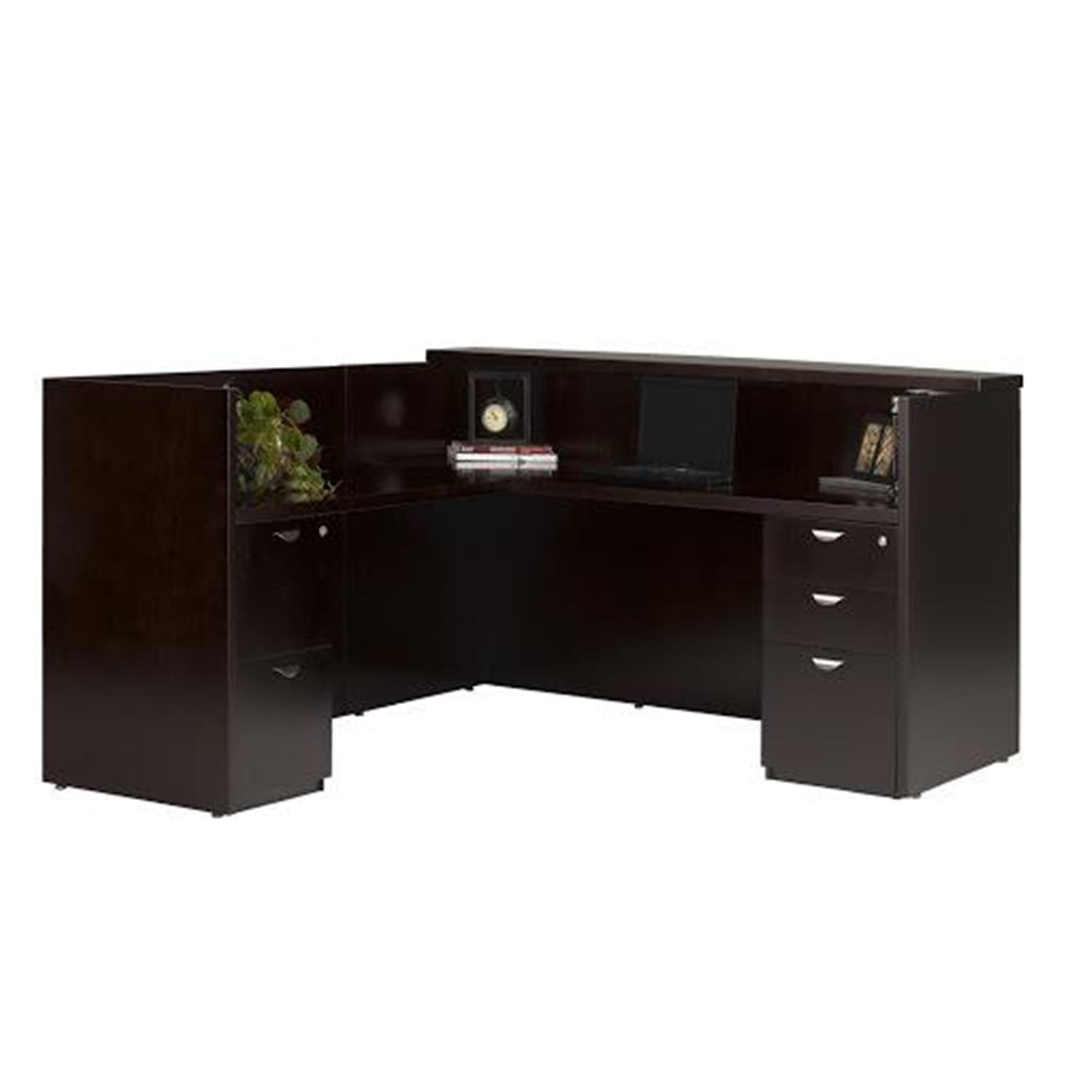Mayline Group Mira Series L-Shape Reception Desk - Walmart.com