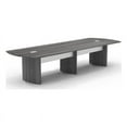 Mayline Medina Series 12' Conference Table in Gray Steel Laminate ...