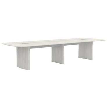 Mayline Medina Series 12' Laminate Gray Steel Conference Table ...