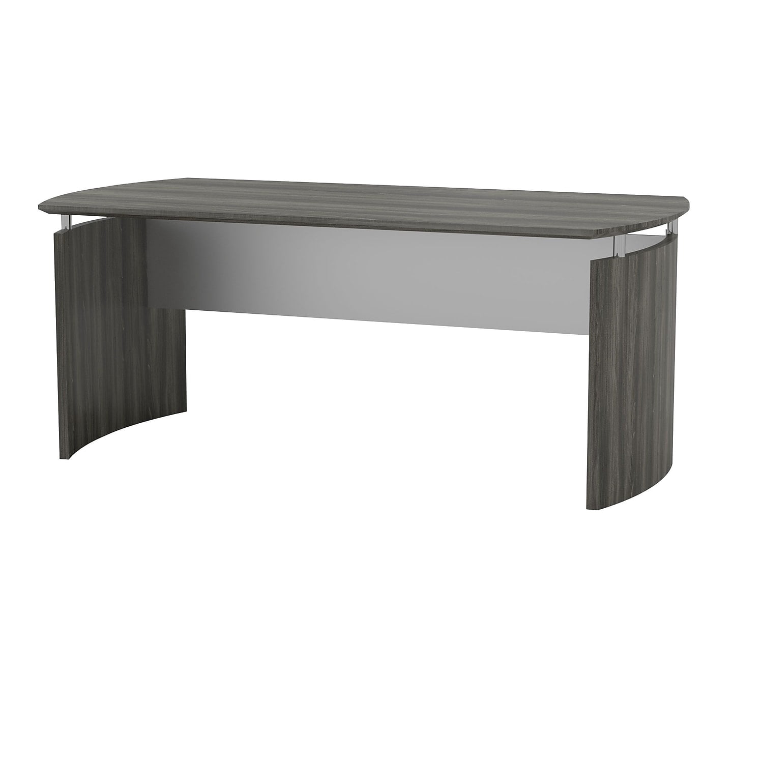 Mayline Medina Series 72" Computer Desk in Gray Steel - Walmart.com
