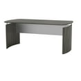 Mayline Medina Series 72" Computer Desk in Gray Steel - Walmart.com