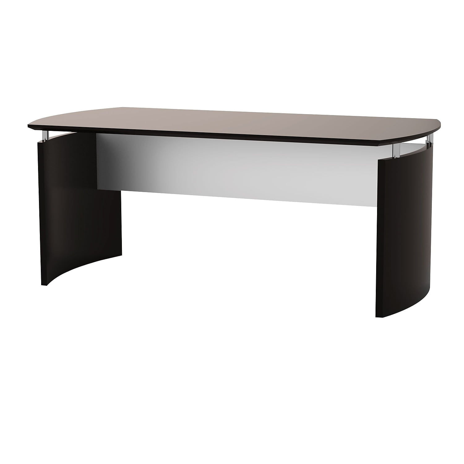 Mayline Medina Series 72"" Computer Desk in Mocha - Walmart.com