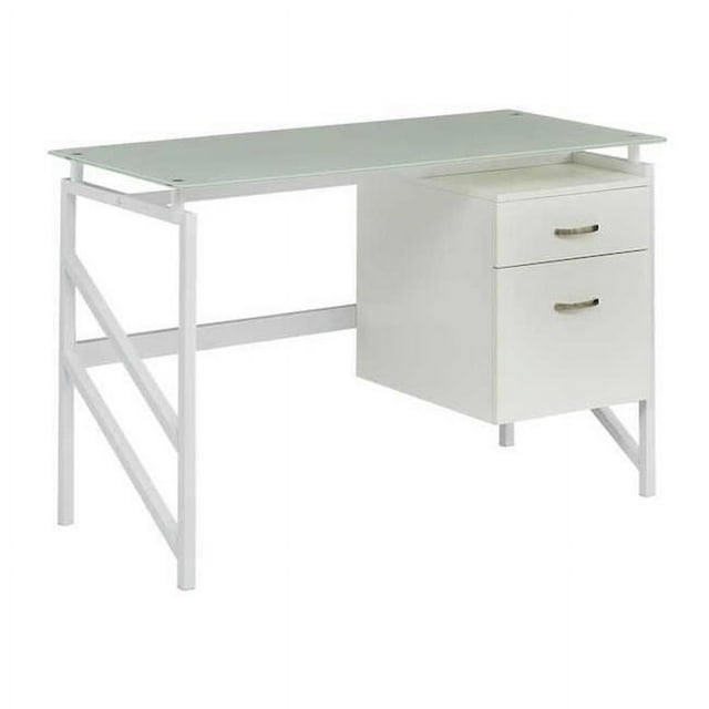 Mayline Soho Glass Top Computer Desk - Walmart.com