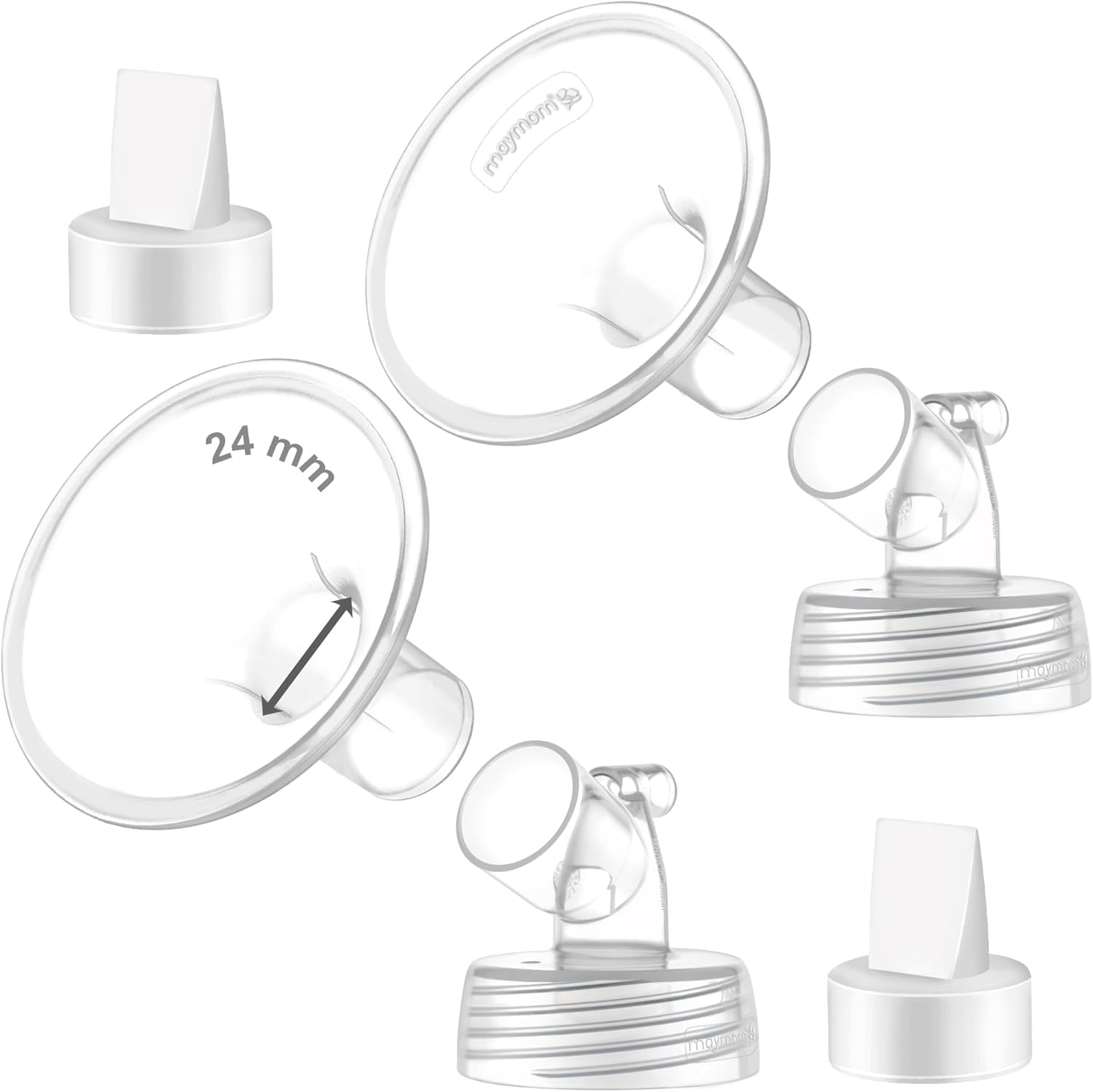 Maymom MyFit Flange Set 24mm Shield Widemouth Connector Duckbill ...
