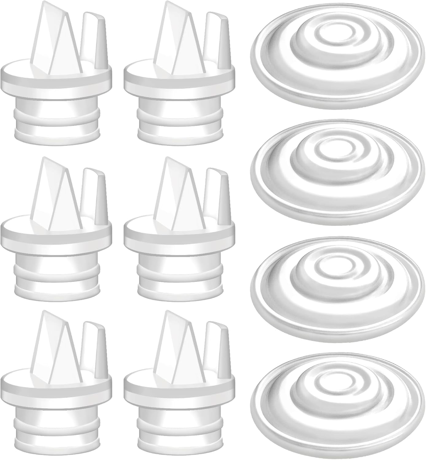 Maymom Pump Parts Incl Duckbill Valve with Pull Tab Silicone Diaphragm ...