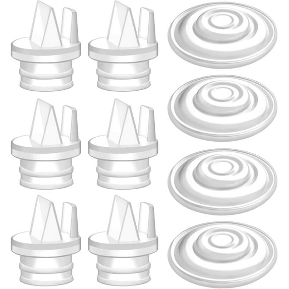 Maymom Pump Parts Incl Duckbill Valve with Pull Tab Silicone Diaphragm ...