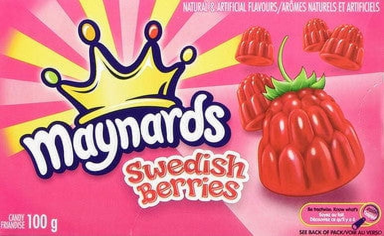 Maynard's Swedish Berries Gummy Candy Boxes, 12 pack (100g / 3.5oz ...