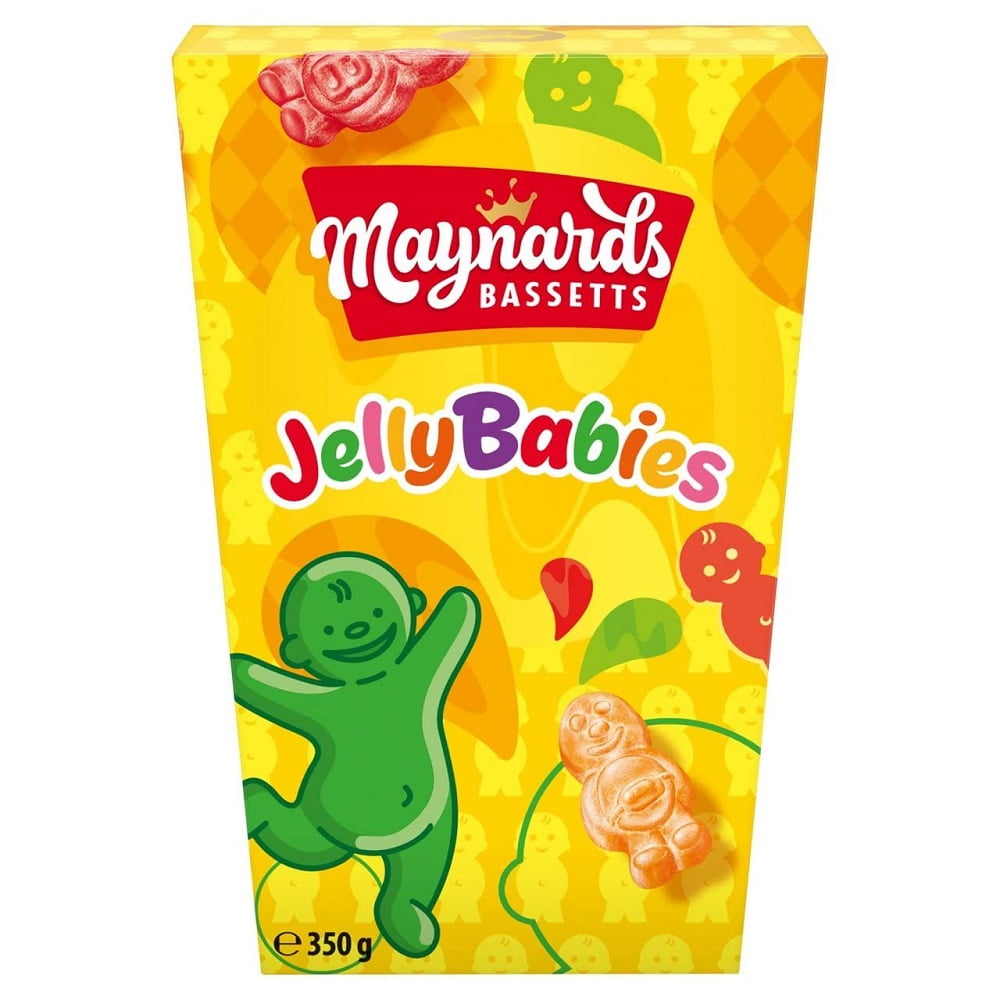 Maynards Bassetts Jelly Babies Sweets Carton 350g (Pack of 4) - Walmart.com