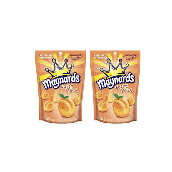 Maynards Fuzzy Peach Candy - 2 Pack (355g / 12.5 oz) - Made with Real ...