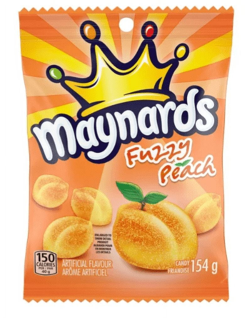 Maynards, Fuzzy Peach, Gummy Candy, 154g - Walmart.com