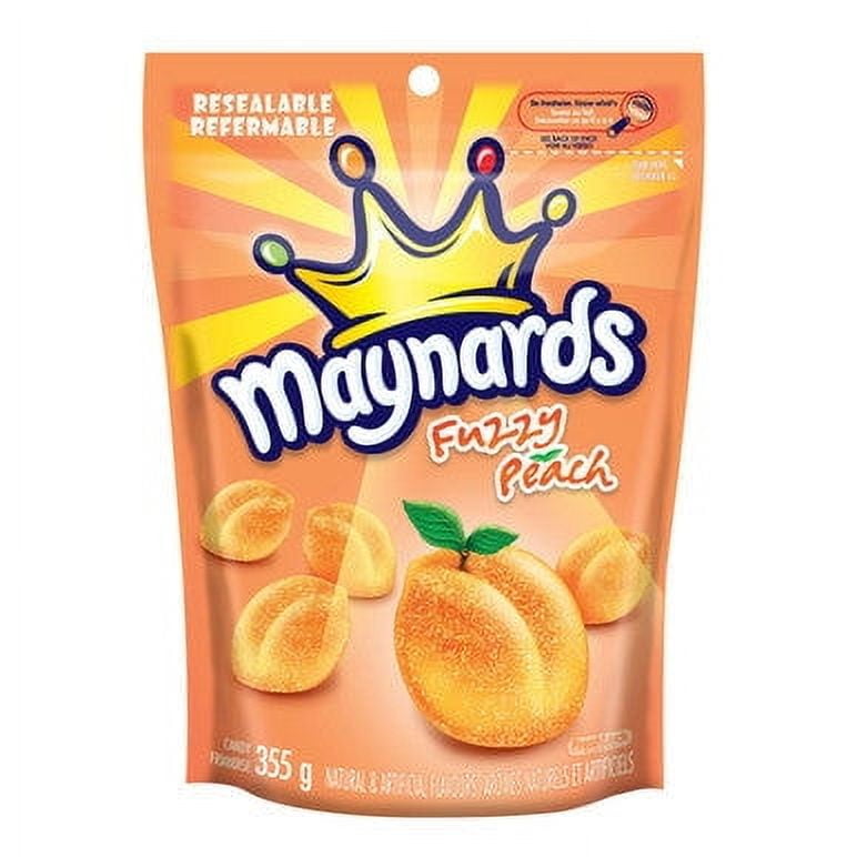 Maynards Gummy Candy, Fuzzy Peach, 355g/12.5 oz - Walmart.com