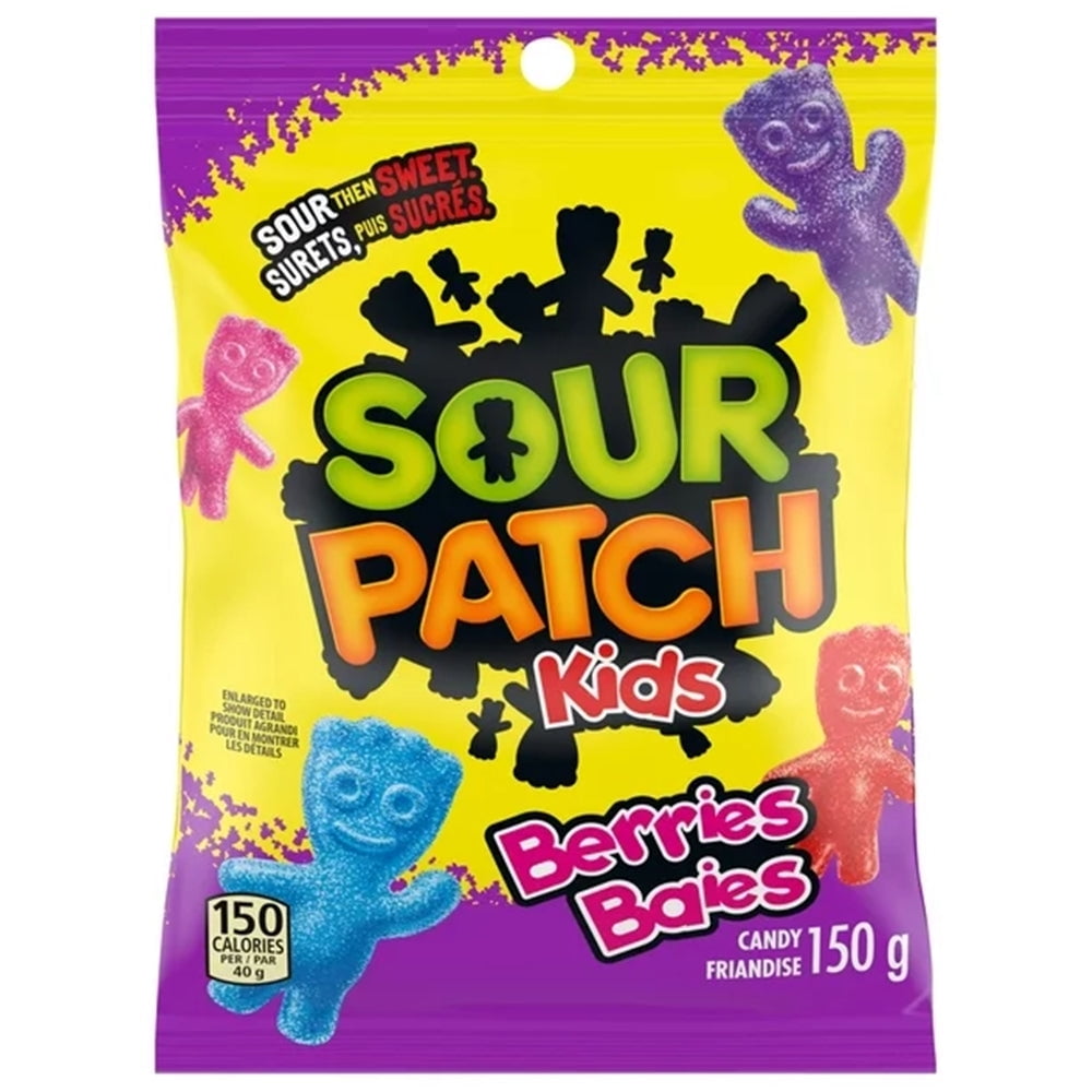 Maynards Sour Patch Kids, Berries, Candy, 150g/5.25 oz - Walmart.com