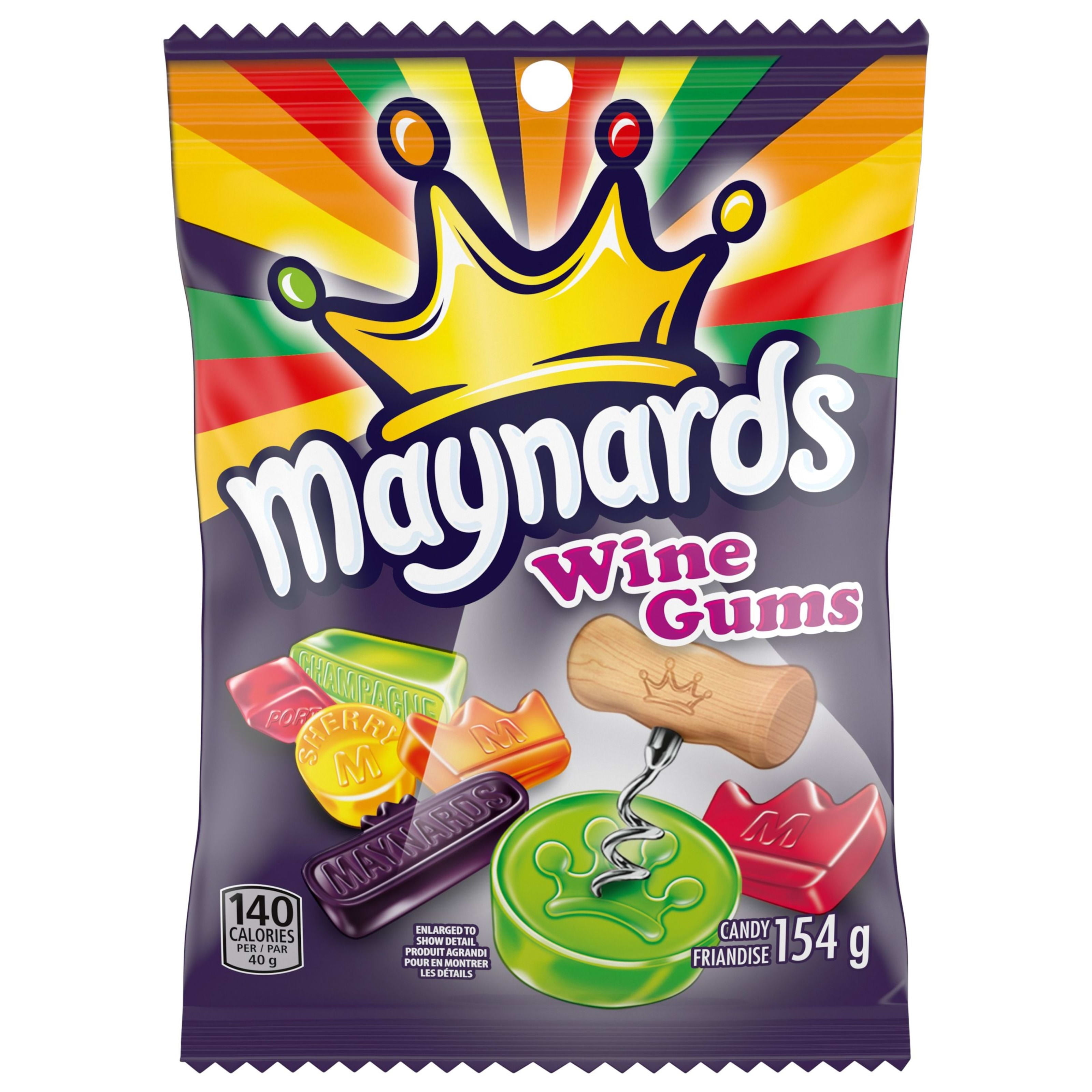 Maynards Wine Gums Candy, 154g/5.4 oz., Bag {Imported from Canada} - Walmart.com