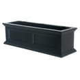 "Mayne Fairfield 36""x11""x10.8"" Black Self-Watering Polyethylene ...