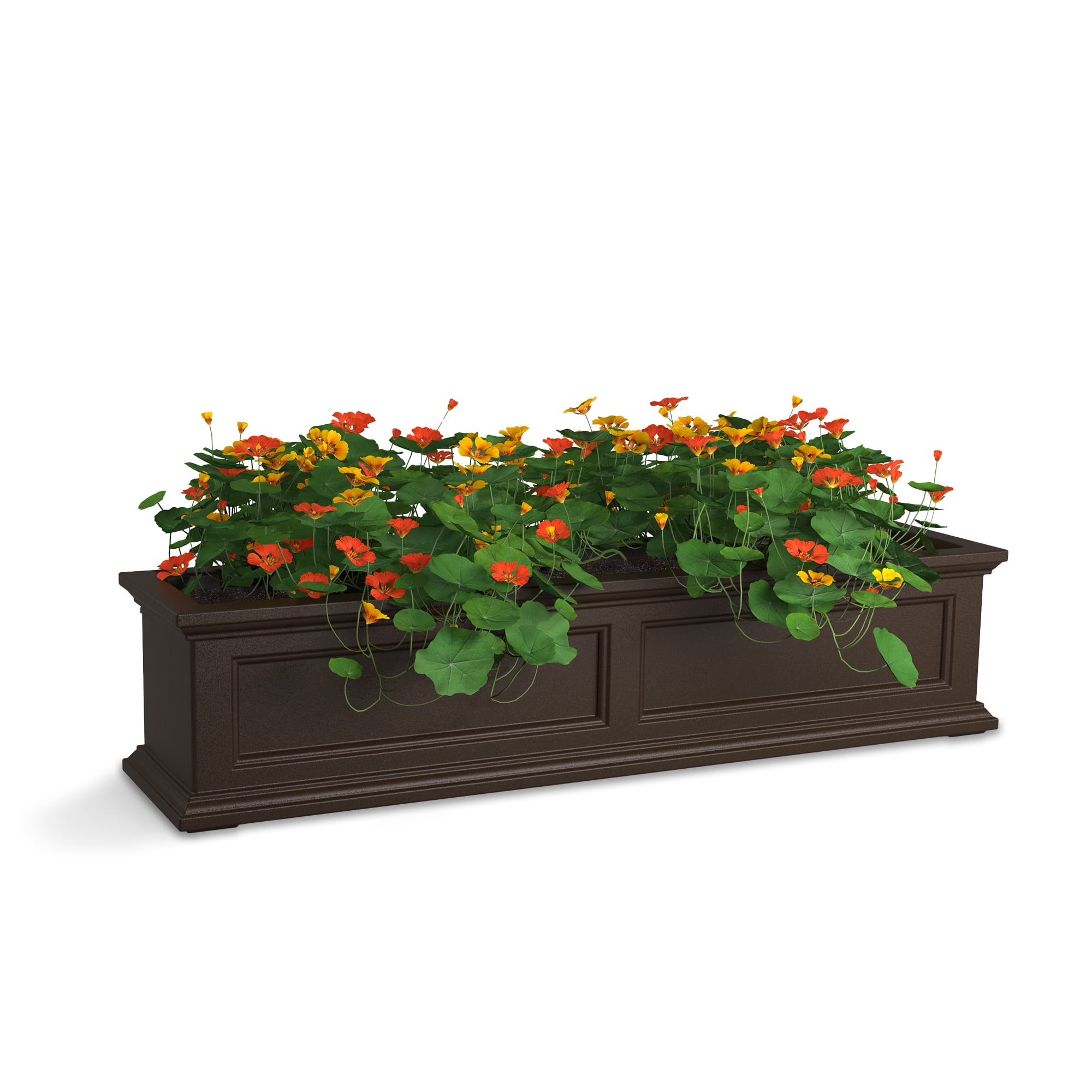 Mayne Fairfield Large Outdoor Rectangular Self-Watering Polyethylene ...