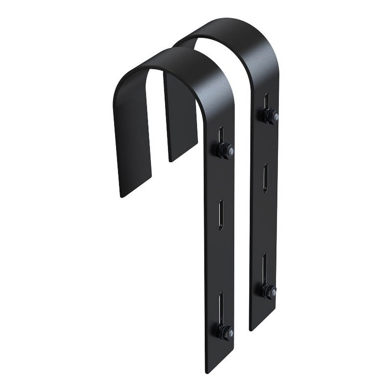 Mayne Handrail Bracket - J-Hook Design - Black - Powder Coated Steel ...