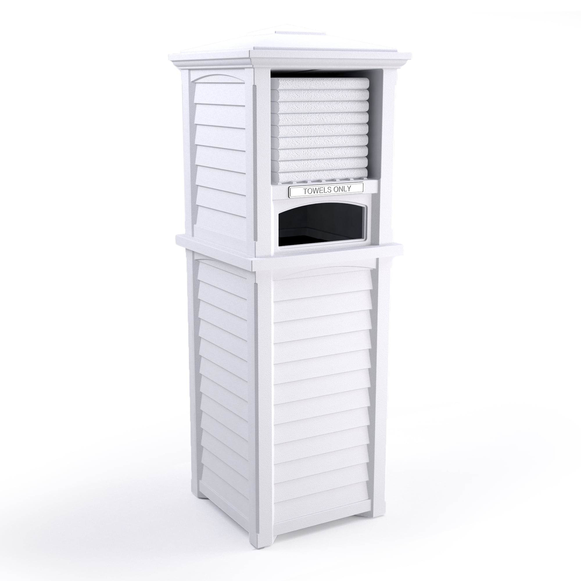 Mayne Lakeland Plastic Pool and Spa Towel Bar Valet, White, 2 Piece ...
