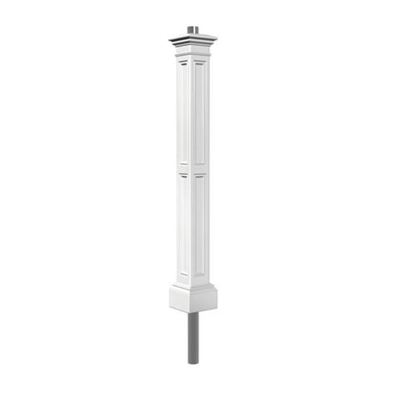 Mayne Liberty Traditional Plastic Lamp Post with Mount in White ...