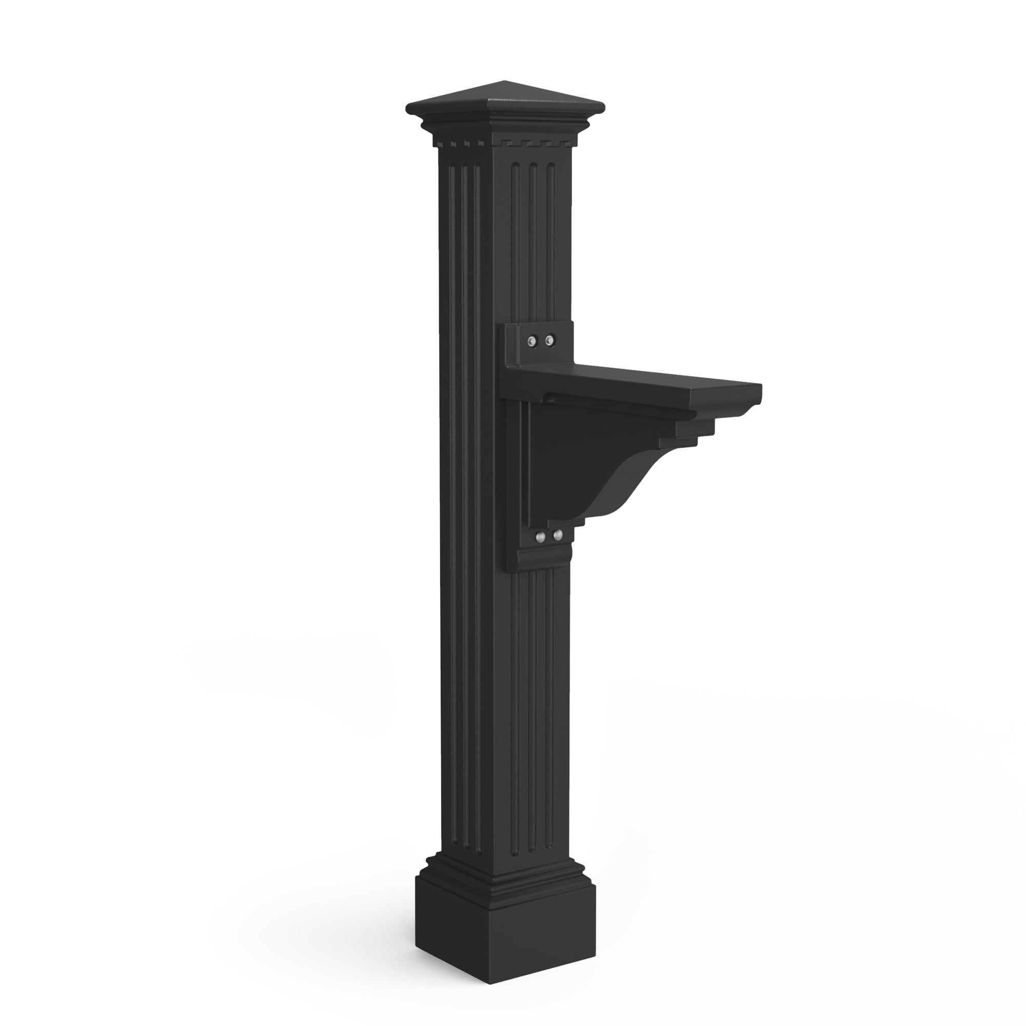Mayne Manchester Mailbox Arm Mount Black Plastic Mailbox Post - Walmart.com