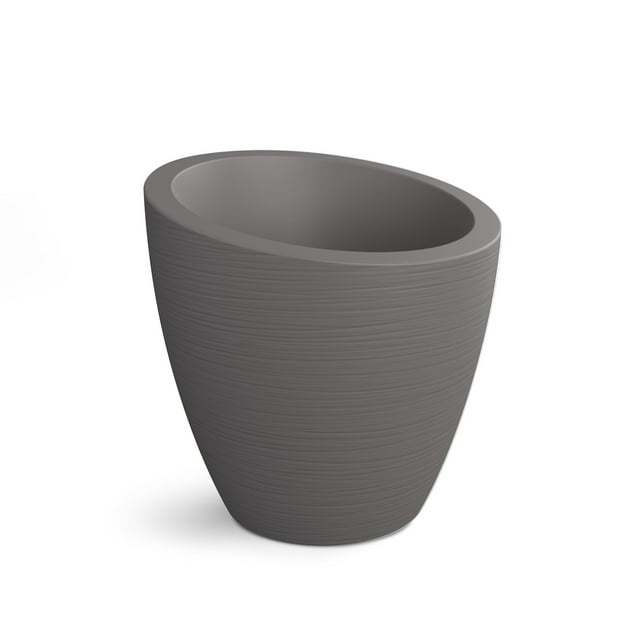 Mayne Modesto Polyethylene Resin 20" Round Planter in Graphite Gray ...