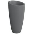 Mayne Modesto 32" x 16" x 16" Tall Polyethylene Planter - Graphite Grey ...