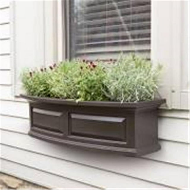 Mayne Nantucket 3ft Window Box - 36in x 11.7in x 10.2in - Polyethylene ...