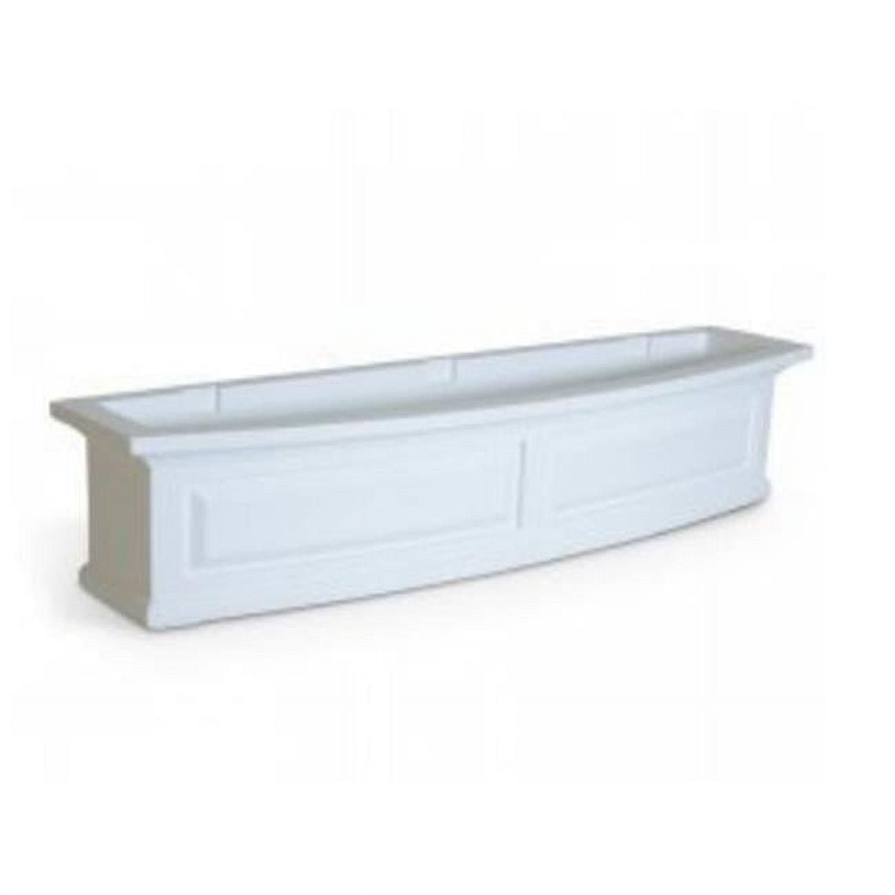 Mayne Nantucket 50" x 12" x 11" Rectangular White Self Watering Plastic ...