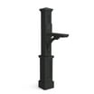 Mayne Liberty Weatherproof Traditional Plastic Mail Post in White ...