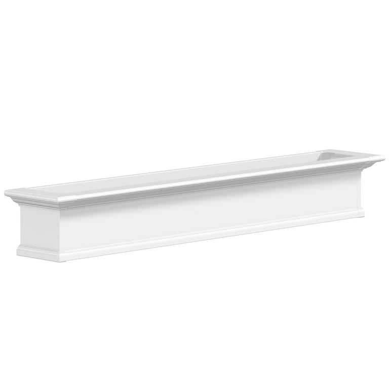 White Vinyl Window Boxes