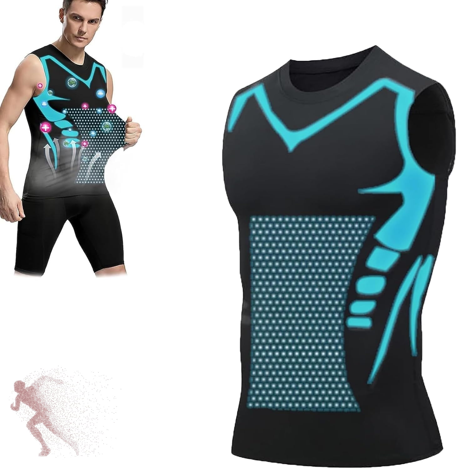 Maynox Vitaboost Compression Shirt, New Version Ionic Shaping ...