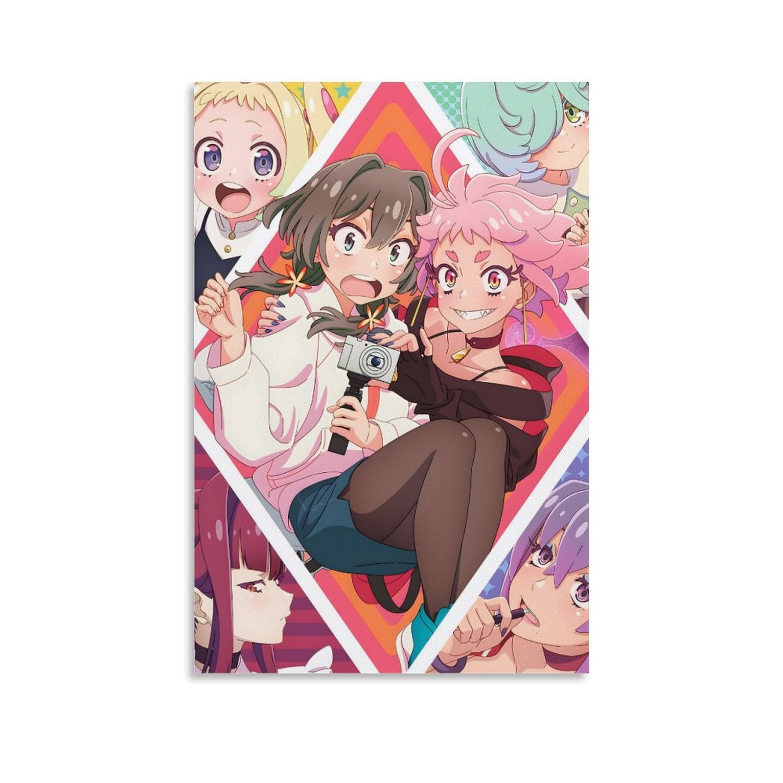 Mayonaka Punch Anime Poster Canvas Wall Art Painting Living Room ...