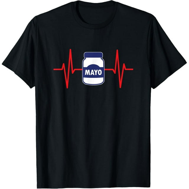 Mayonnaise ECG Funny EKG T-Shirt - Walmart.com