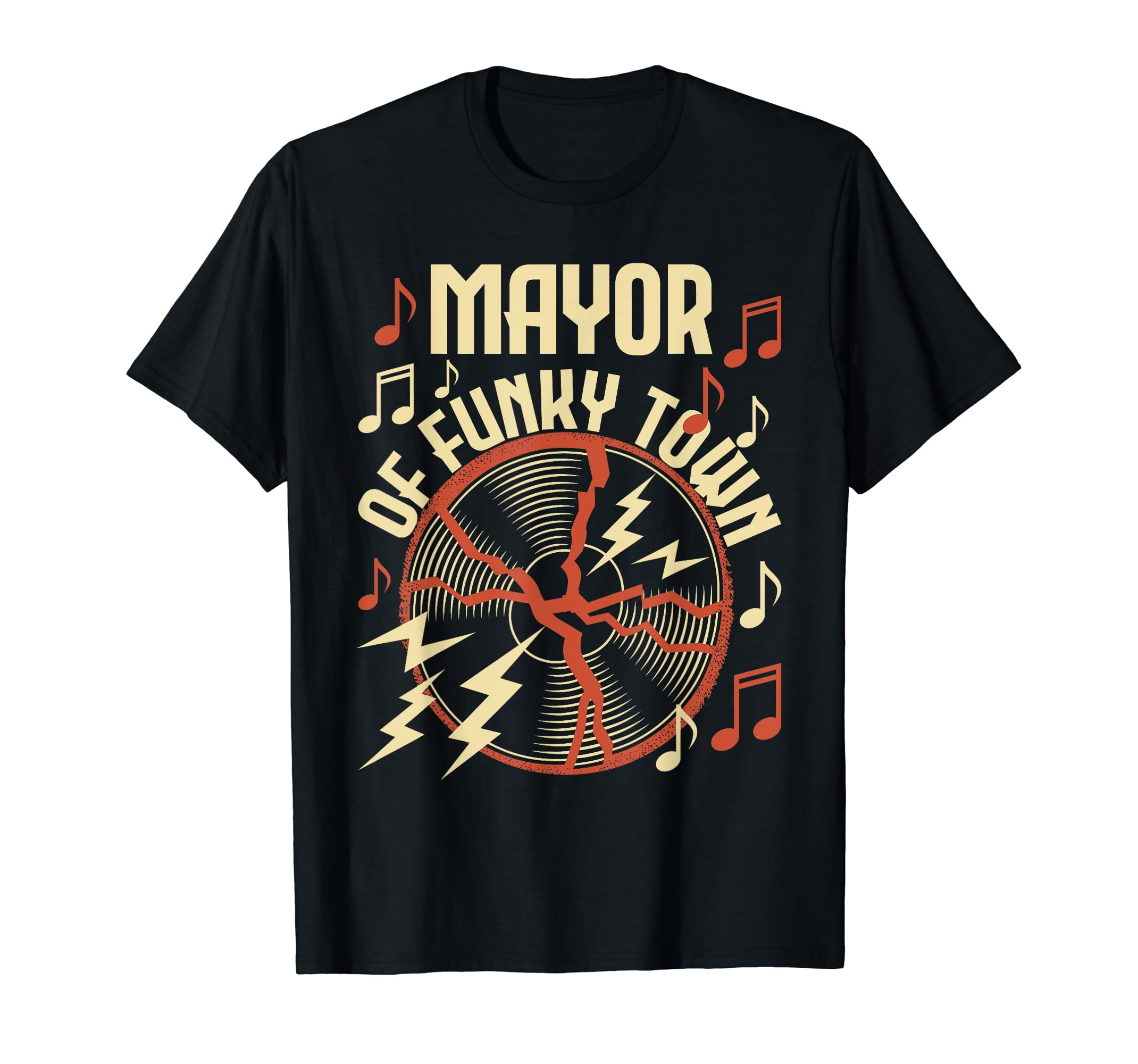 Mayor Of Funky Town - 1970s Funky Party 70s Groove T-Shirt - Walmart.com