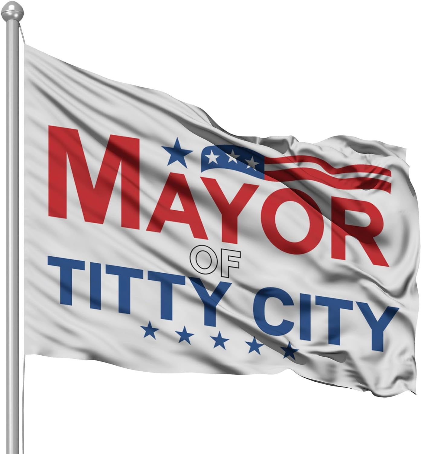 Mayor Of Ti*ty City Flag 3x5 Feet Polyester Flag Banner Fraternities ...